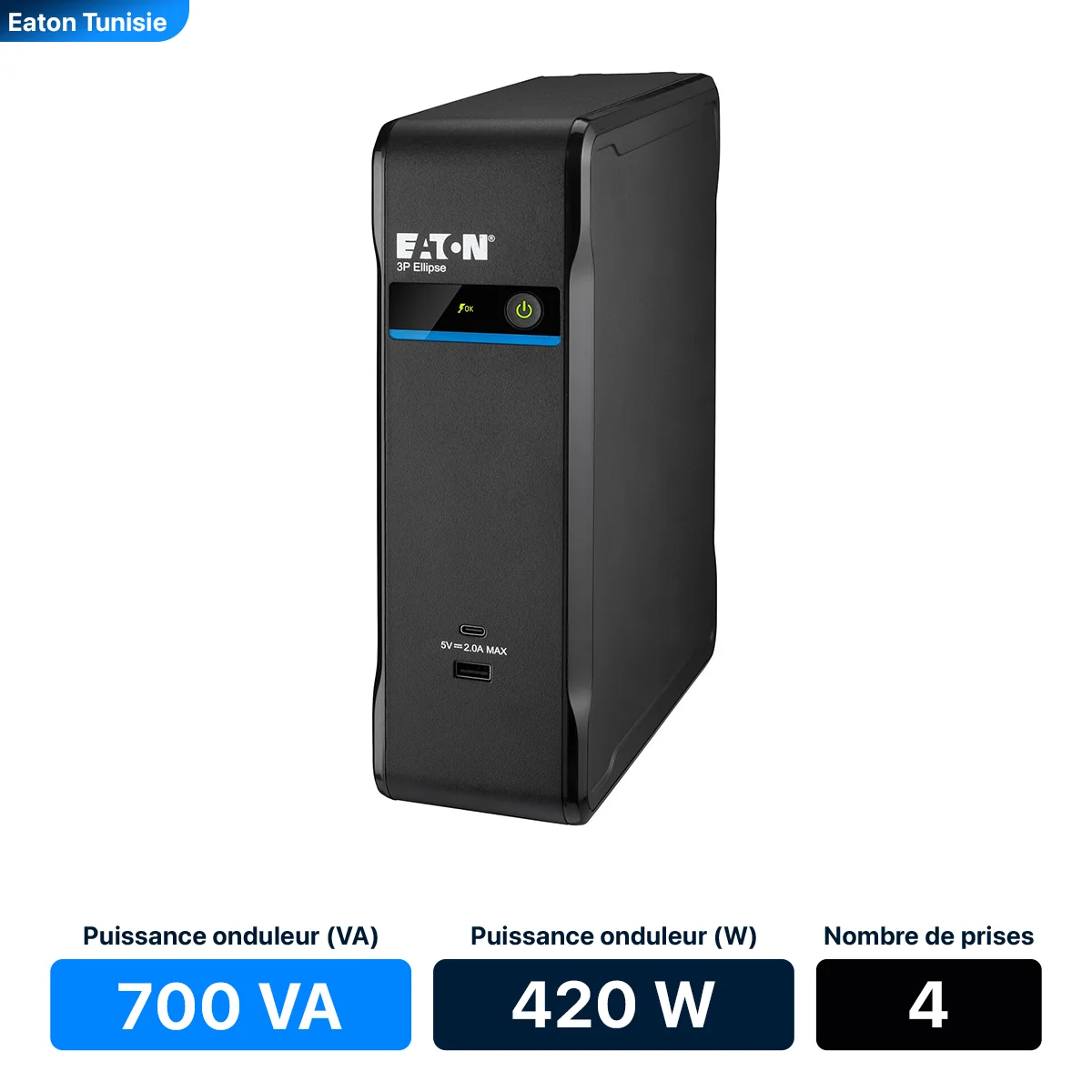 Devis pour Eaton 3P Ellipse 700 USB FR | B2B Tunisie